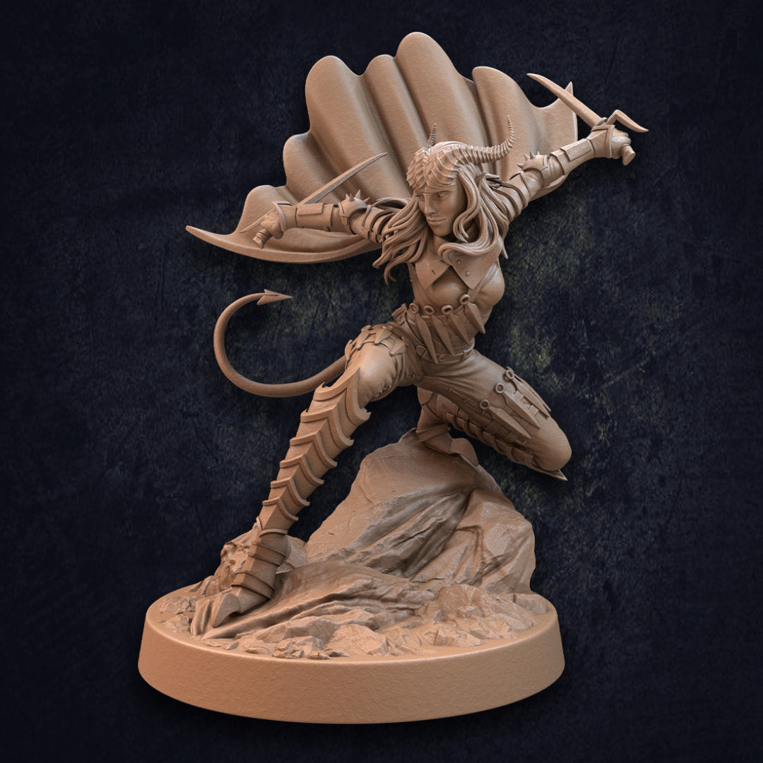 Tiefling Rogue – BadgeringBird